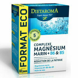 Complexe magnesium marin B6 B5 Dietaroma 120 capsules - Clairenature.com